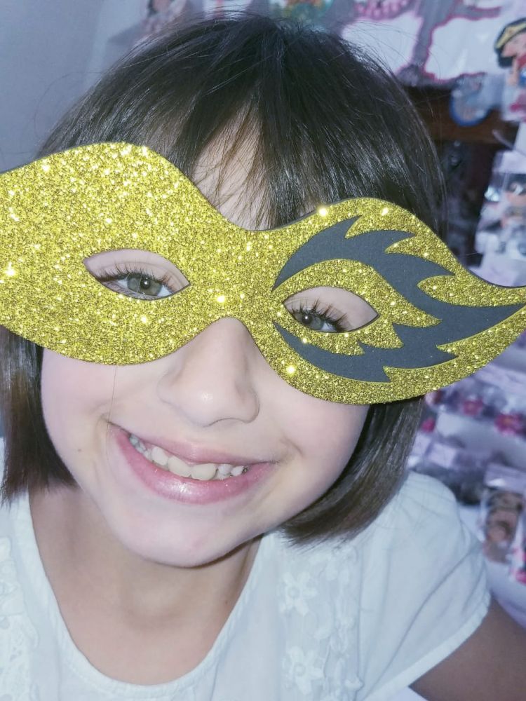 Atelier Fabi Palioto - G566 Gabarito de Moldes em MDF Mascara Carnaval 3